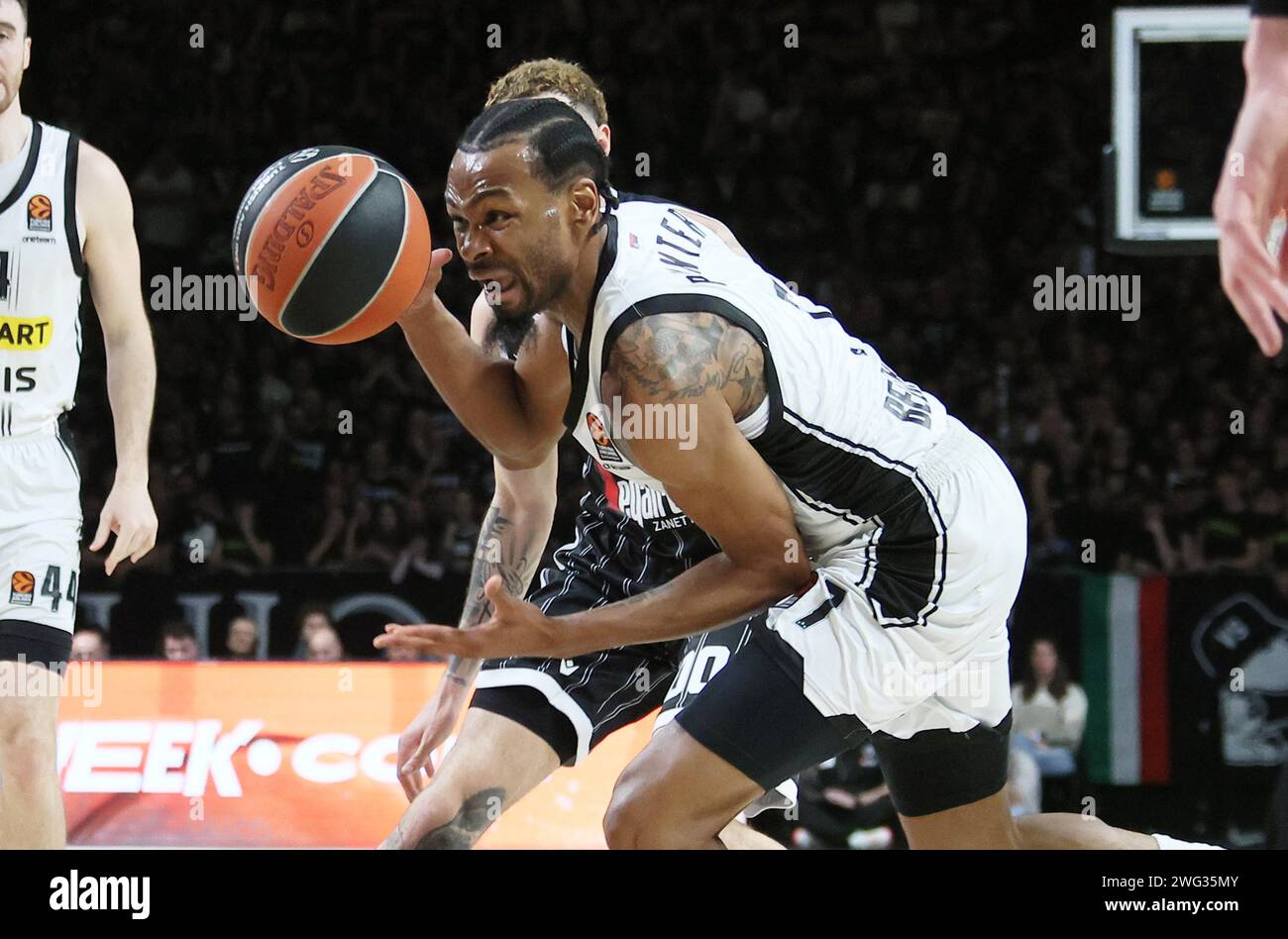 Bologna, Italy. 02nd Feb, 2024. Kevin Punter (Partizan Belgrade) during ...