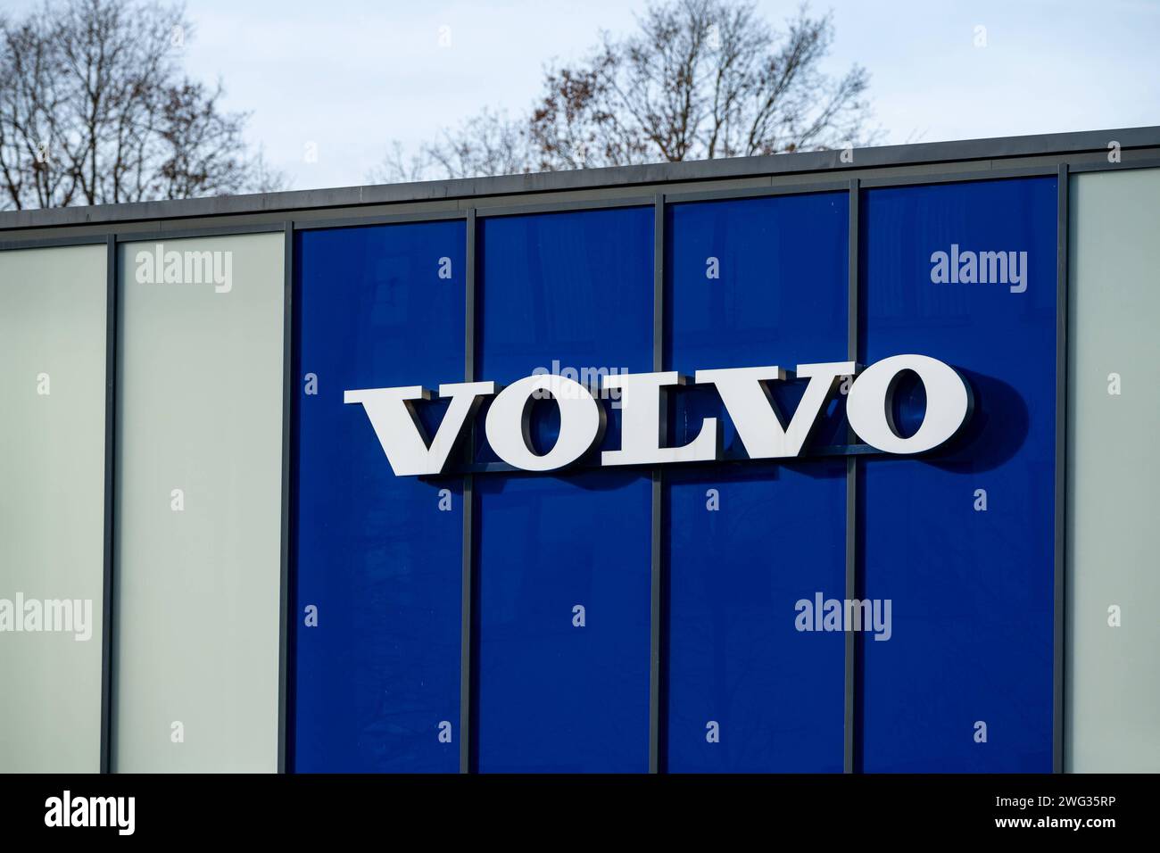 Volvo Markenpräsenz am Autohaus 02.02.2024, Idstein: Symbolfoto ...