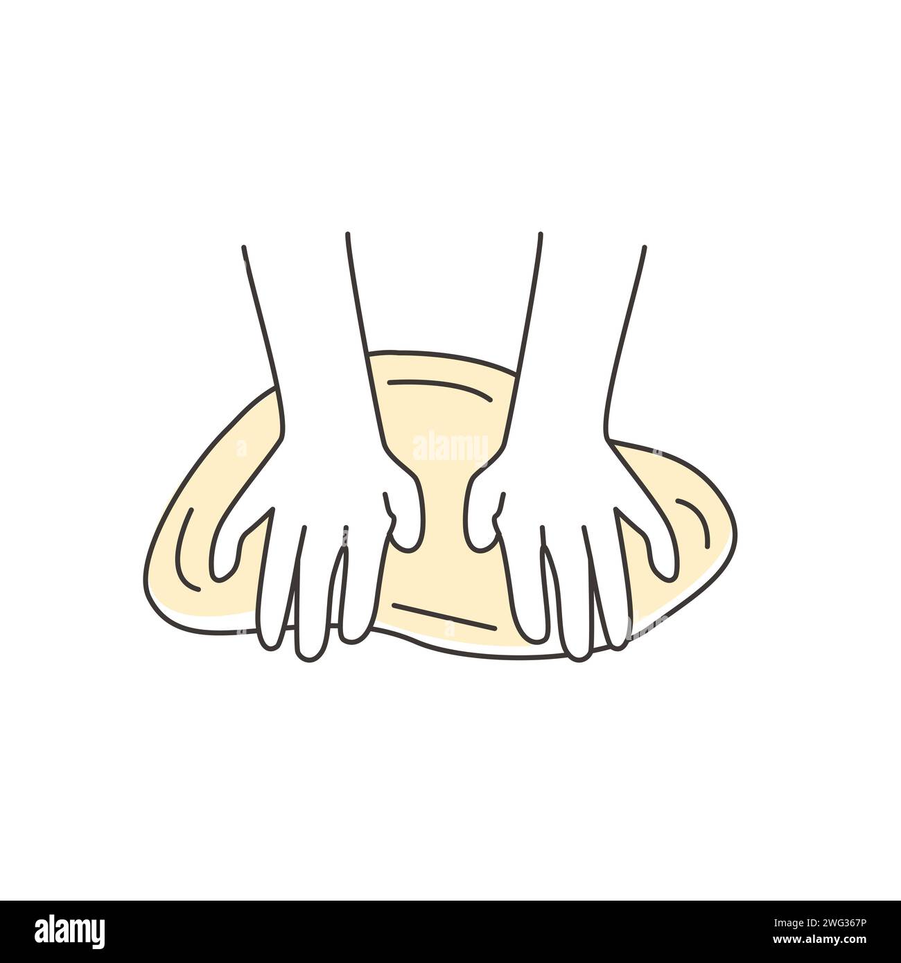 Sourdough dough Stock Vector Images - Alamy