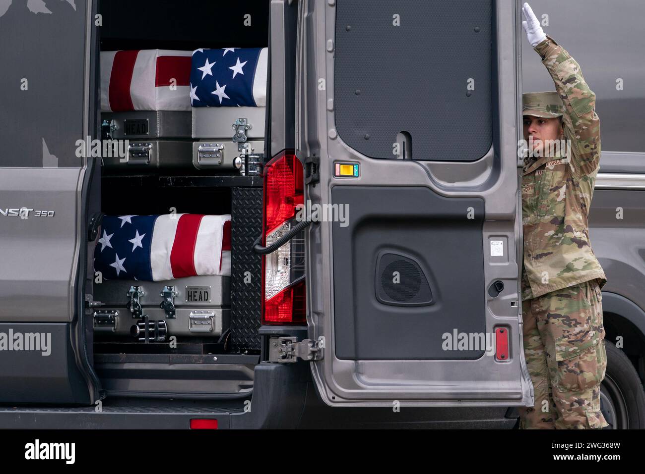 Transfer cases containing remains hi-res stock photography and images ...
