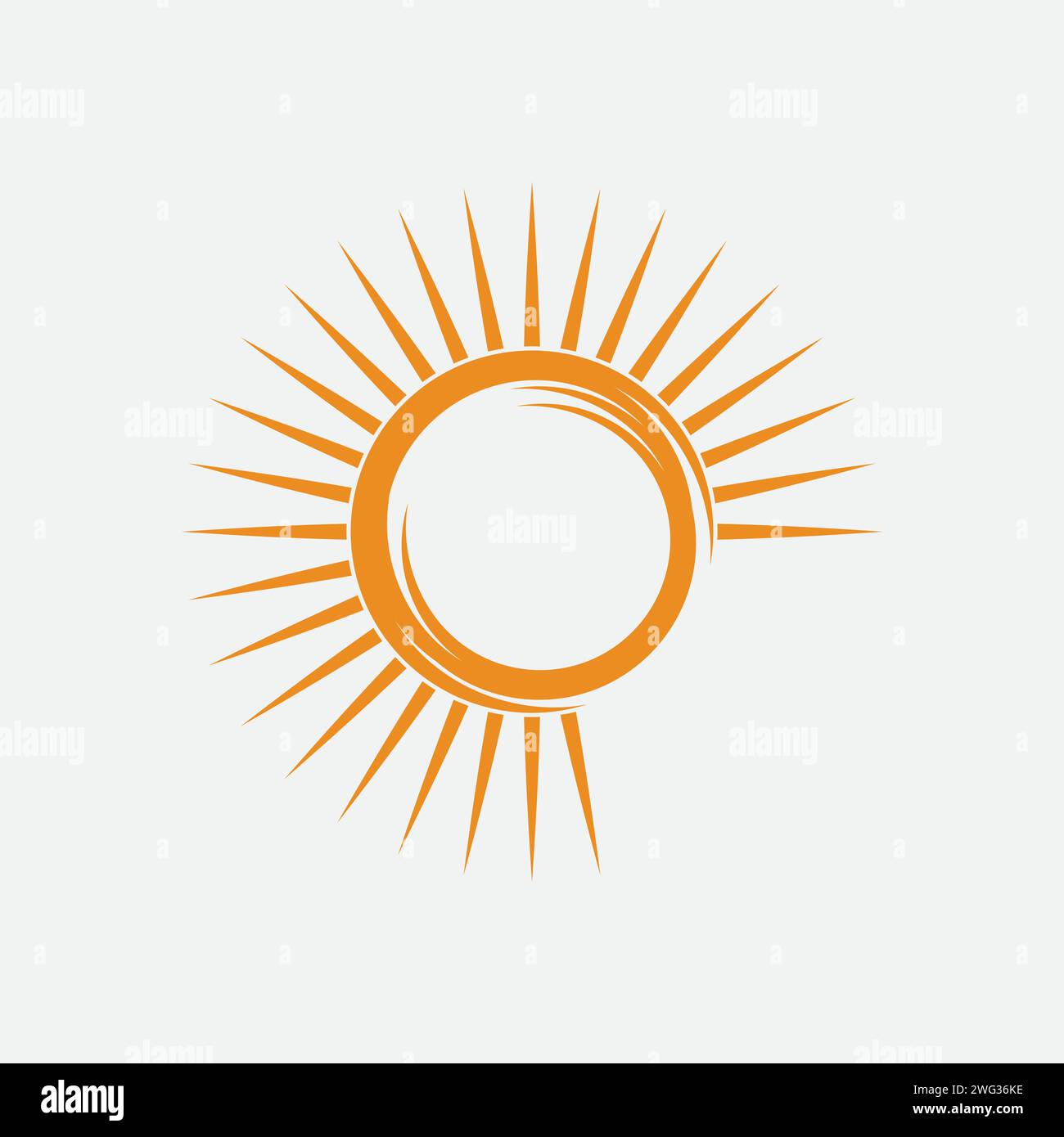 Sun vector logo concept illustration Stock Vector Image & Art - Alamy