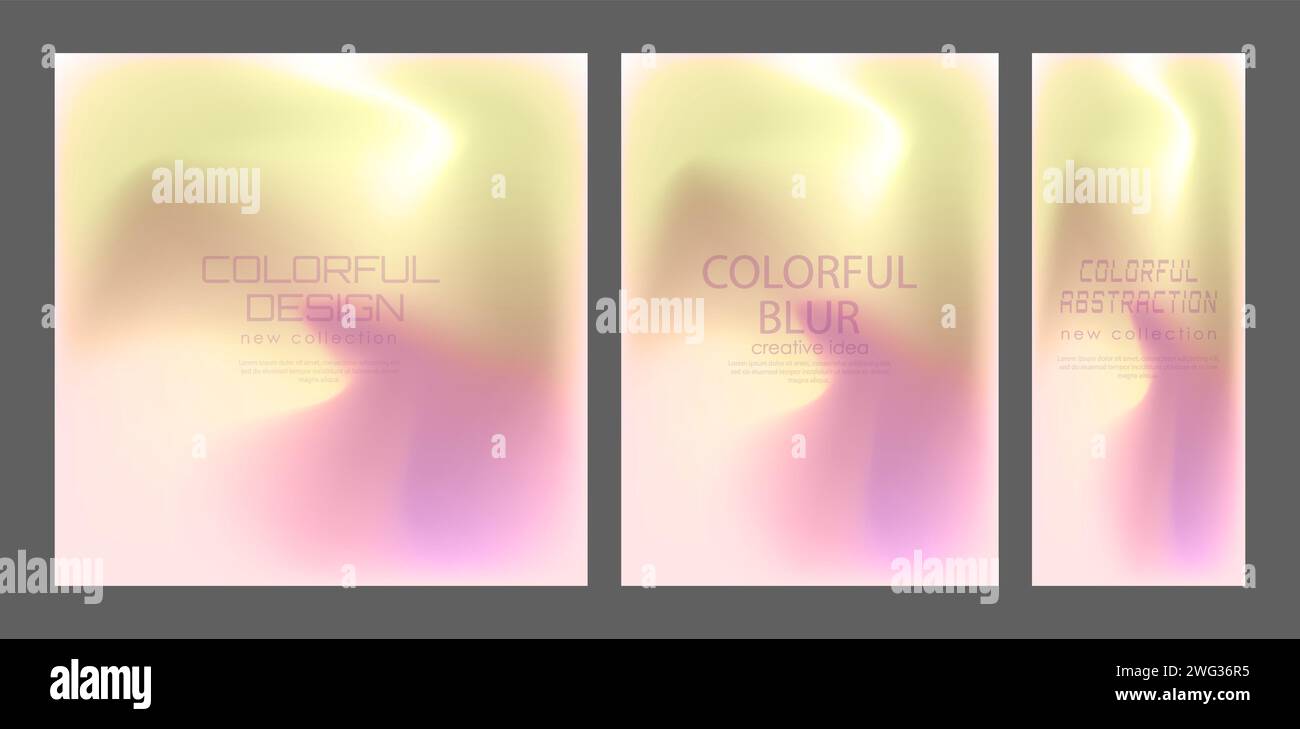 The gradient. Colorful blur, background for the title pages of a book ...