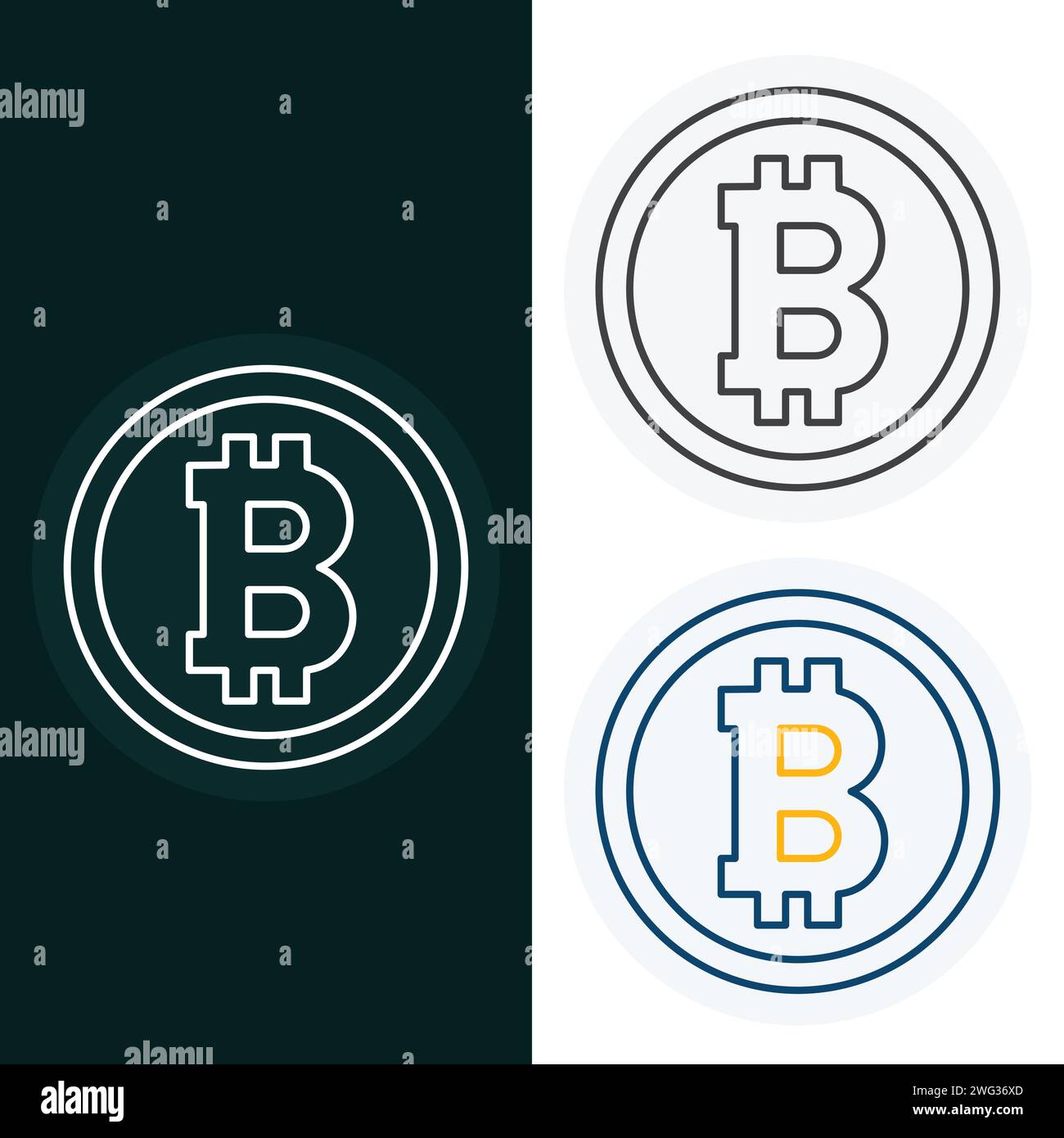 Bitcoin Vector Illustration Icon Design Stock Vector Image & Art - Alamy