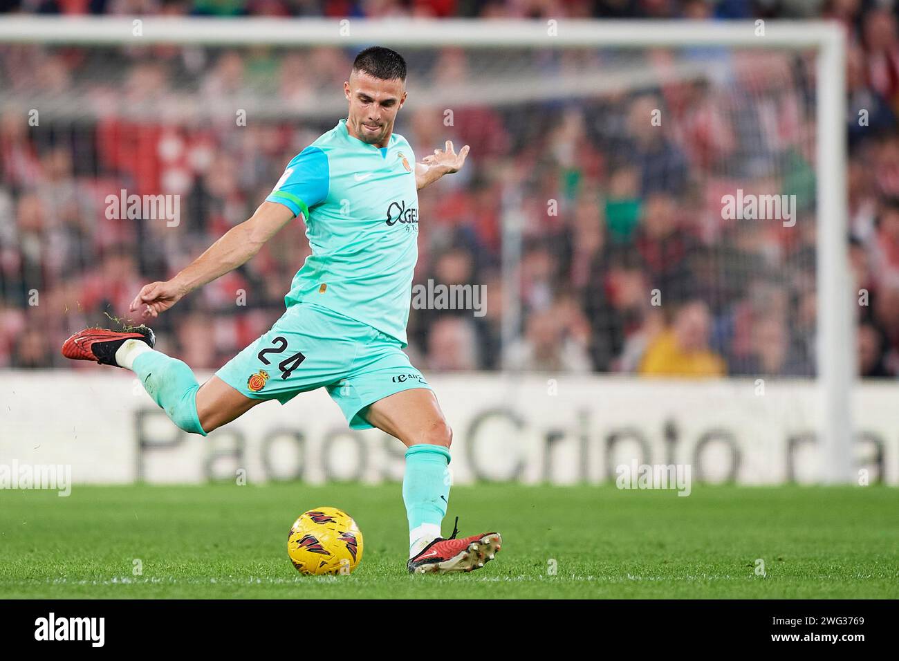 Martin Valjent of RCD Mallorca in action during the LaLiga EA Sports ...