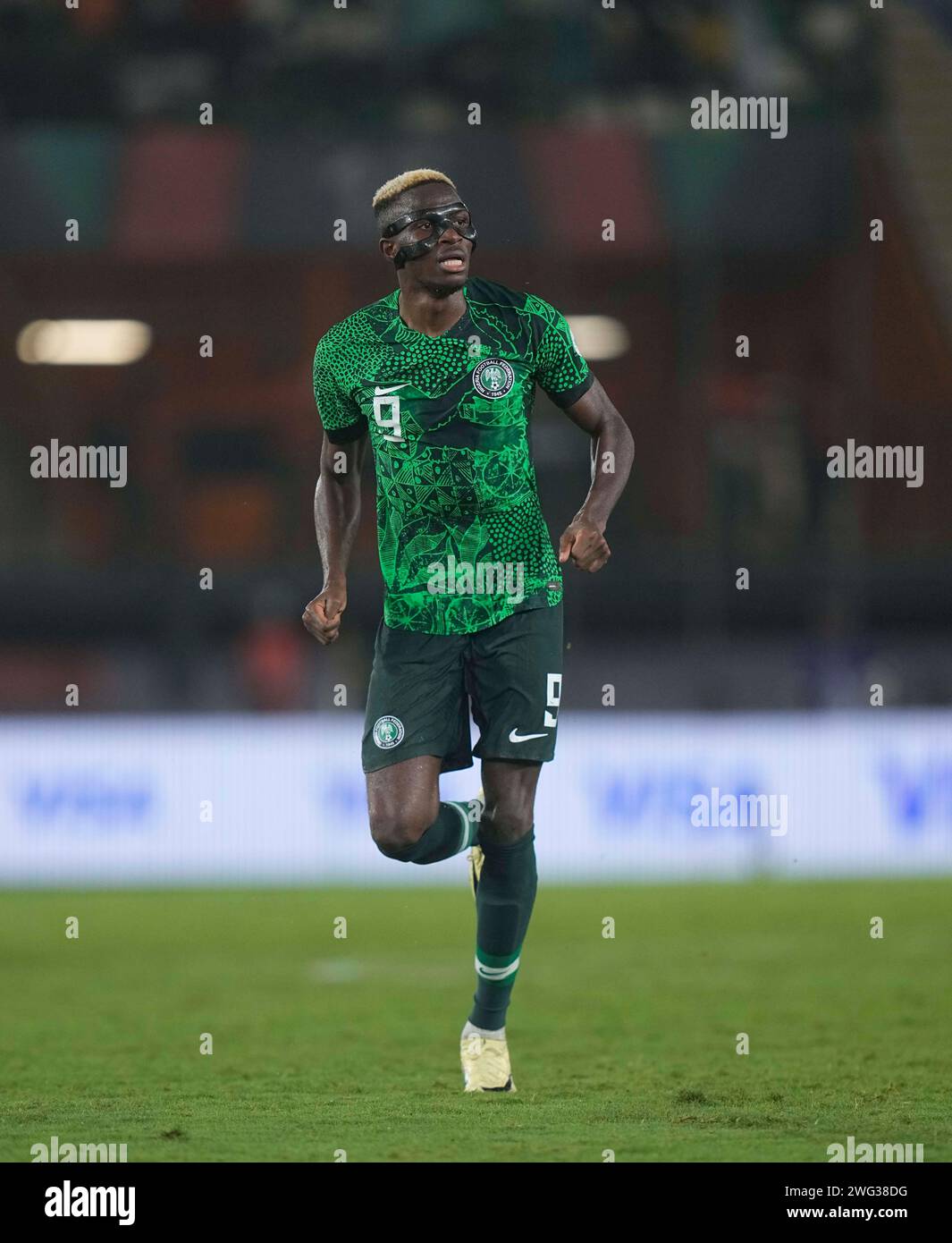 February 02 2024: Victor James Osimhen (Nigeria) /;/ during a African ...
