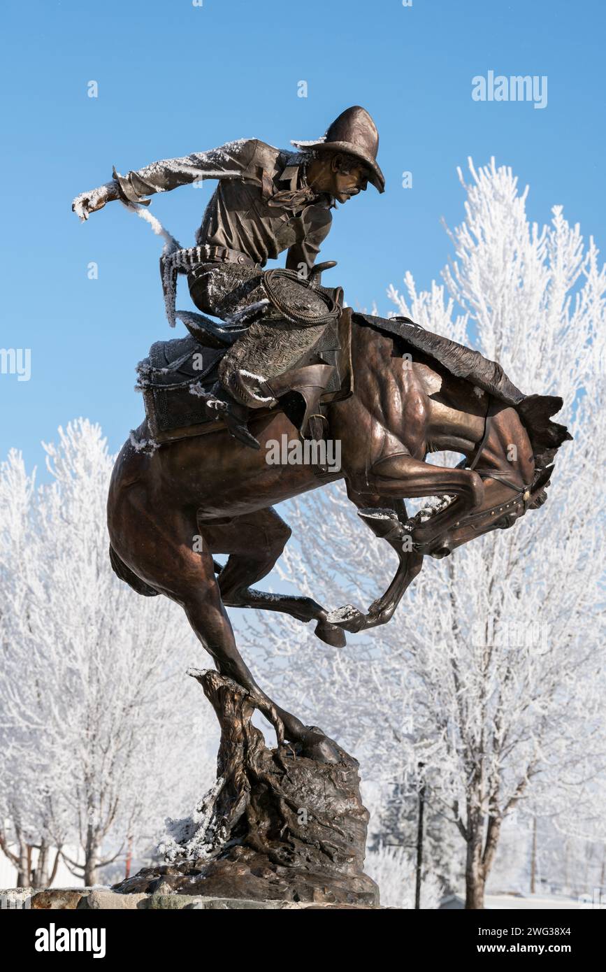 Attitude Adjustment, a sculpture by Austin Bartin, in downtown Joseph ...