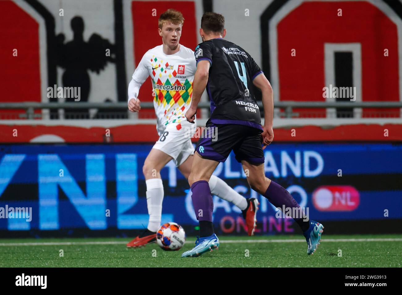 MAASTRICHT, NETHERLANDS - FEBRUARY 2 : Ferre Slegers of MVV Maastricht ...
