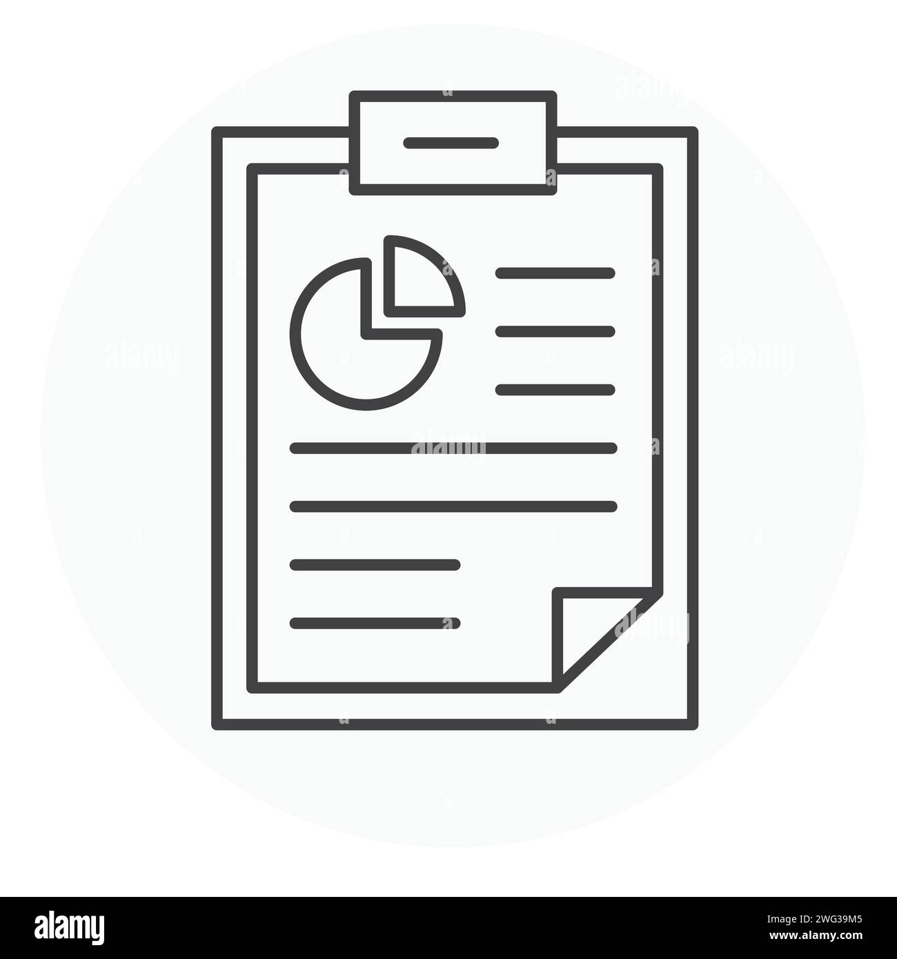 Report Analysis Vector Illustration Icon Design Stock Vector Image And Art Alamy