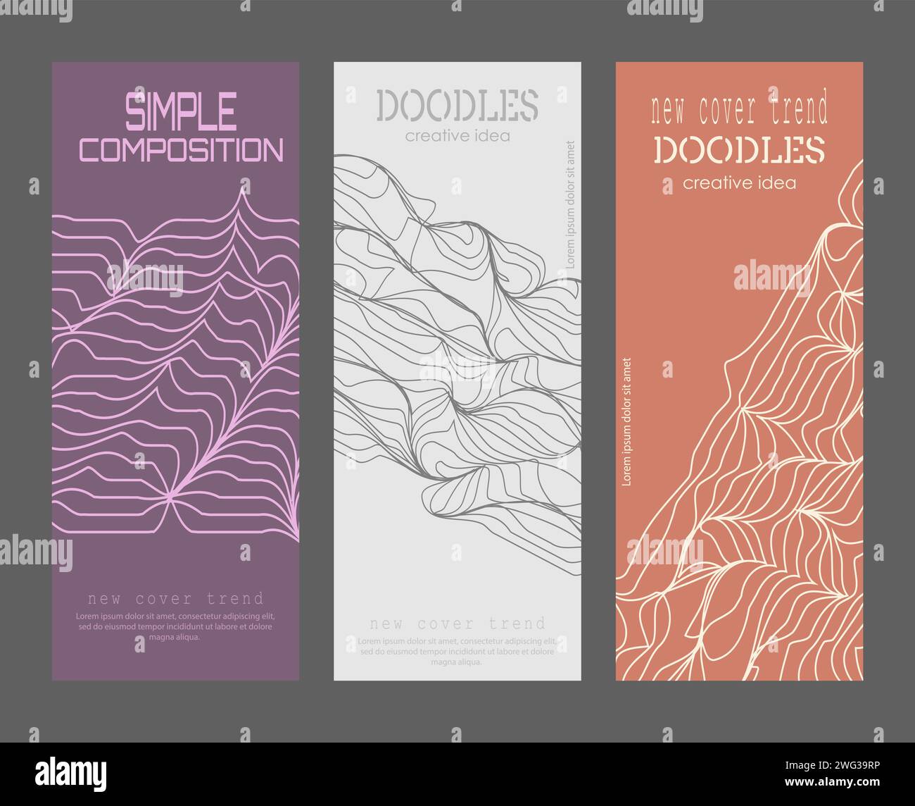 Trending and modern flyer hi-res stock photography and images - Alamy