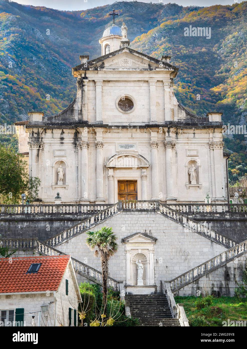 Church of the Nativity of the Blessed Virgin Mary, Prčanj, Kotor Bay ...