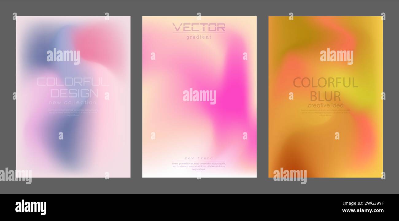 Colorful blurred background. The color gradient of the cover, book ...