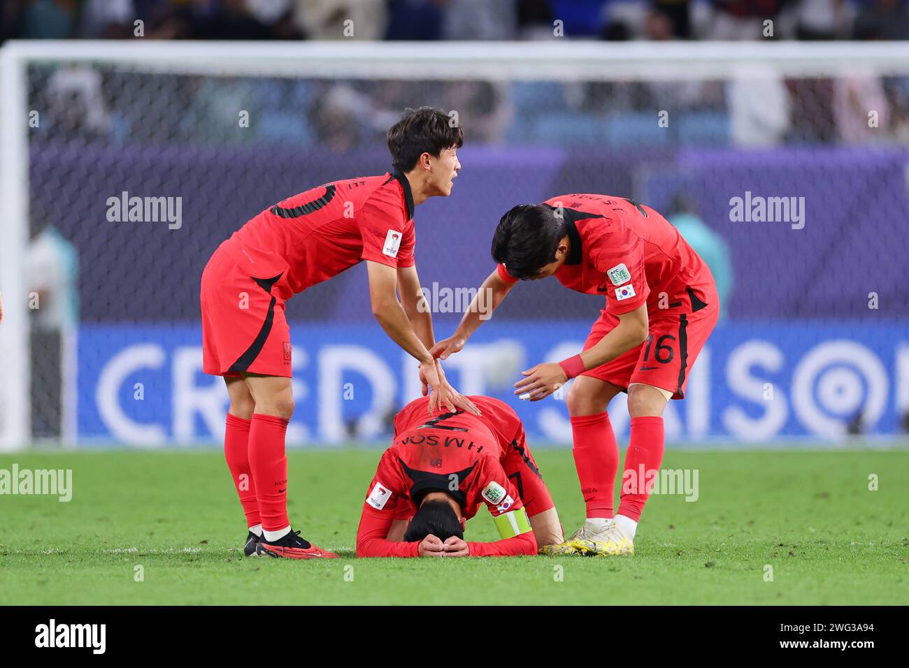 Al Wakrah, Qatar. 2nd Feb, 2024. South Korea team group (KOR) Football ...