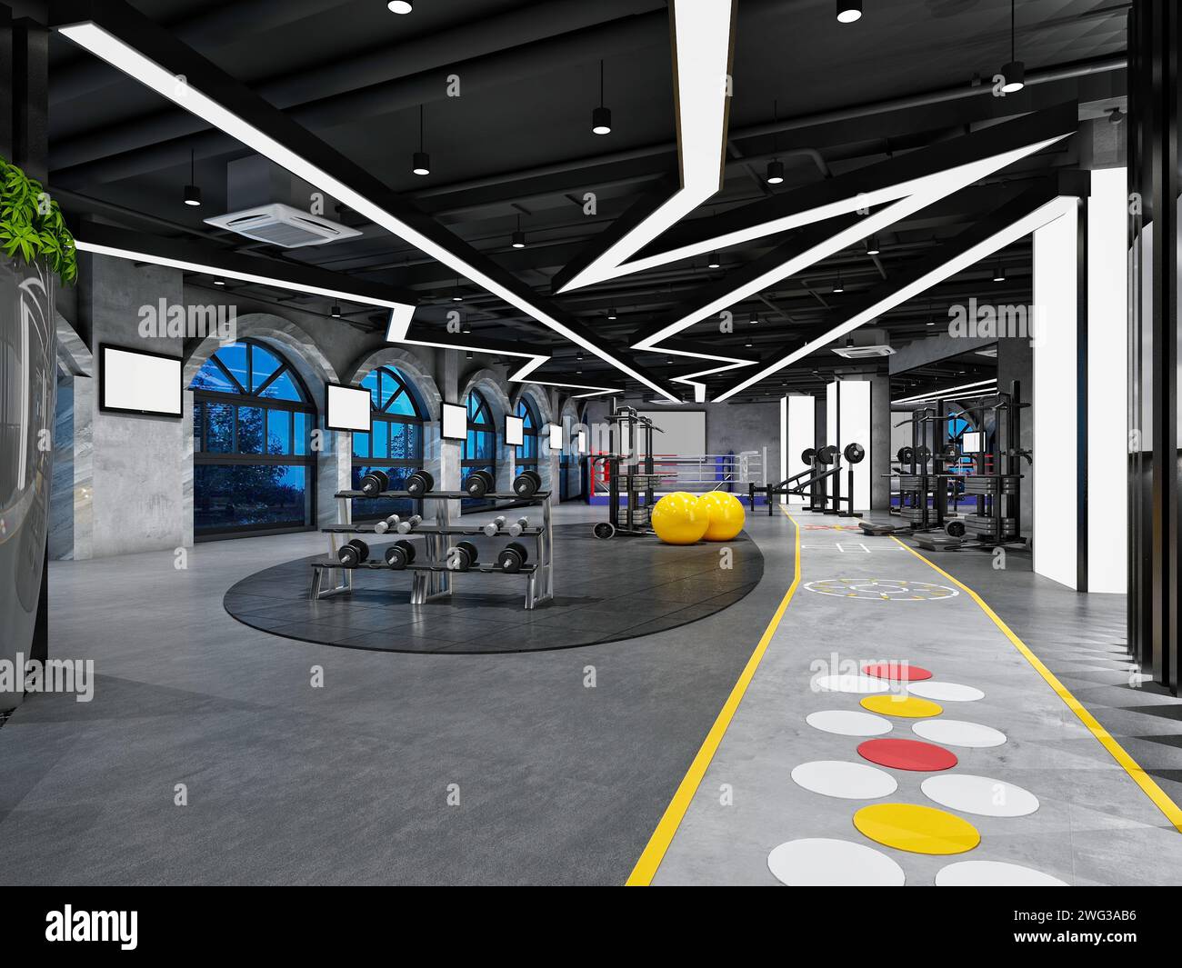 Fitness training center hi-res stock photography and images - Alamy