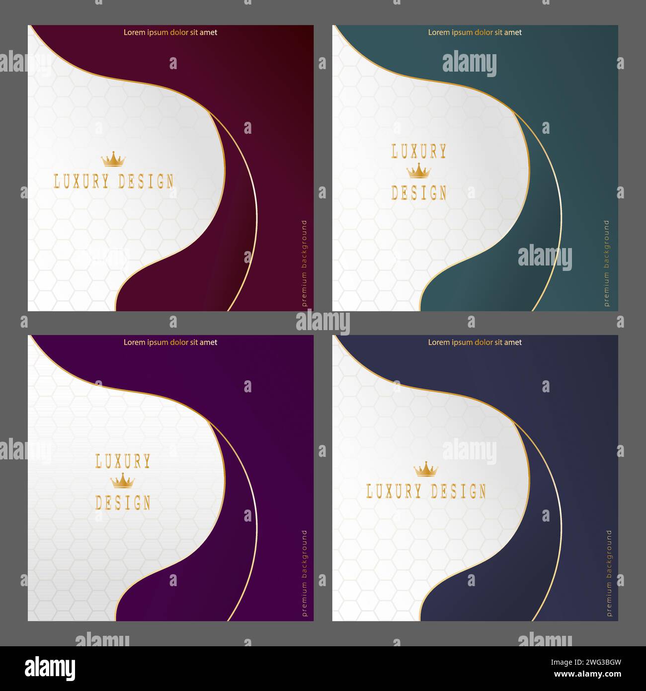 A luxury design template. Premium cover, banner, poster. Design for ...