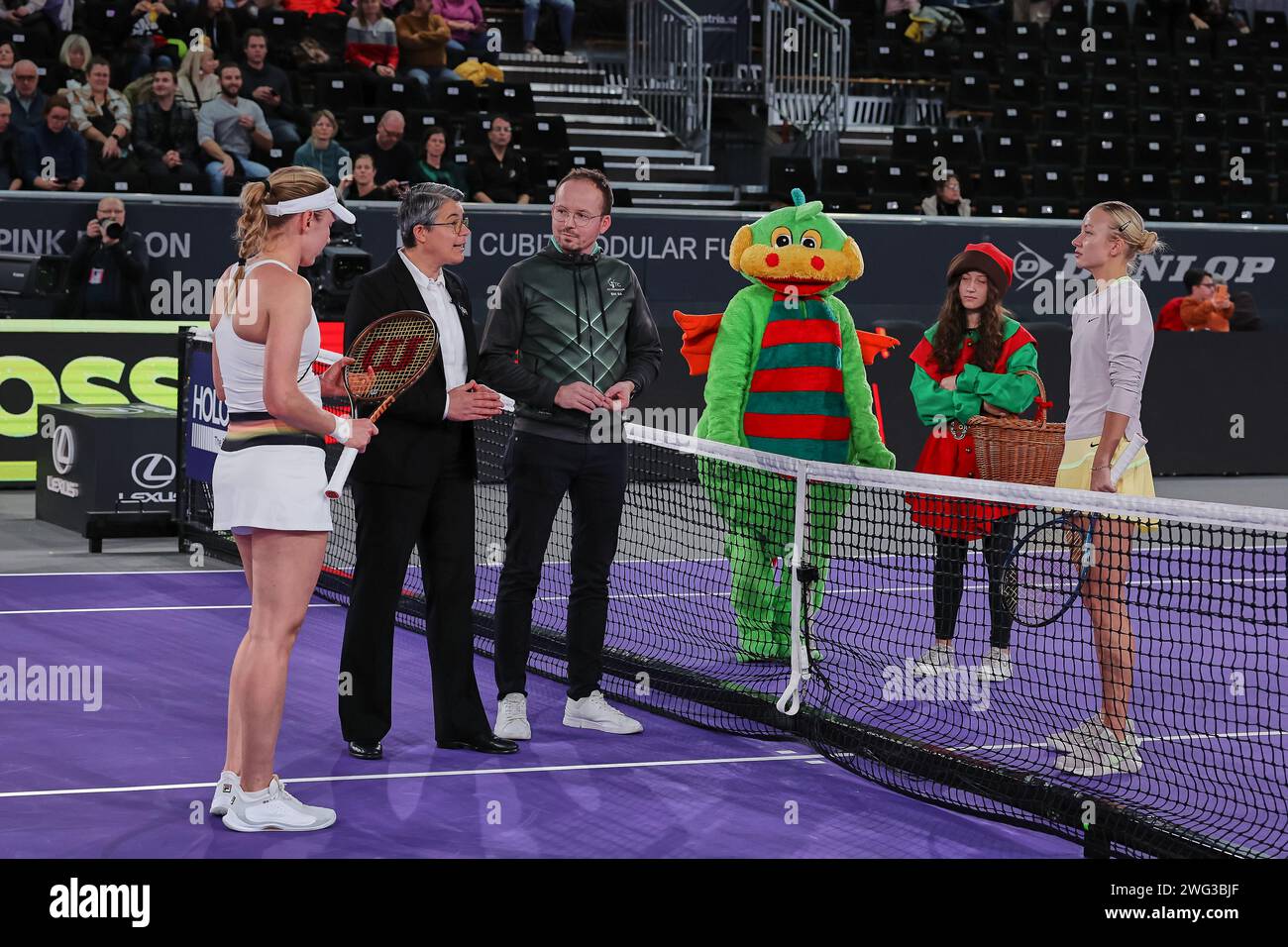 Linz, Upper Austria, Austria. 2nd Feb, 2024. Ekaterina Alexandrova ...