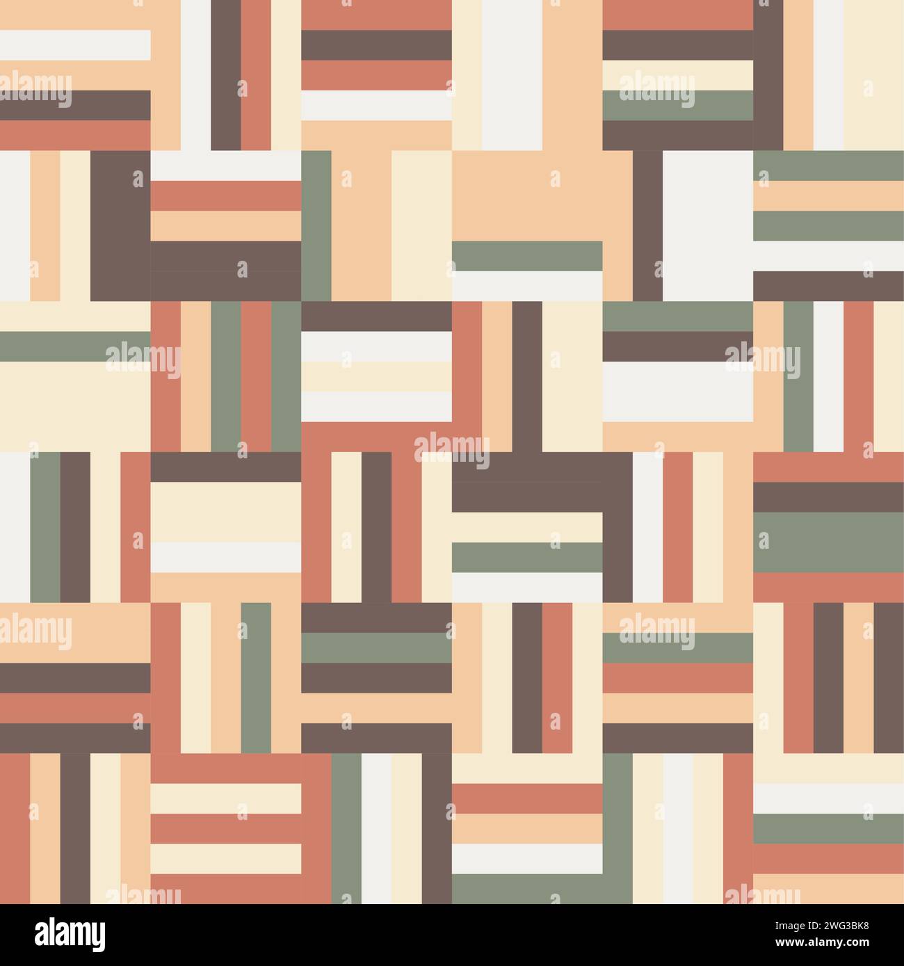 Seamless pattern of vertical and horizontal lines. Color design of ...