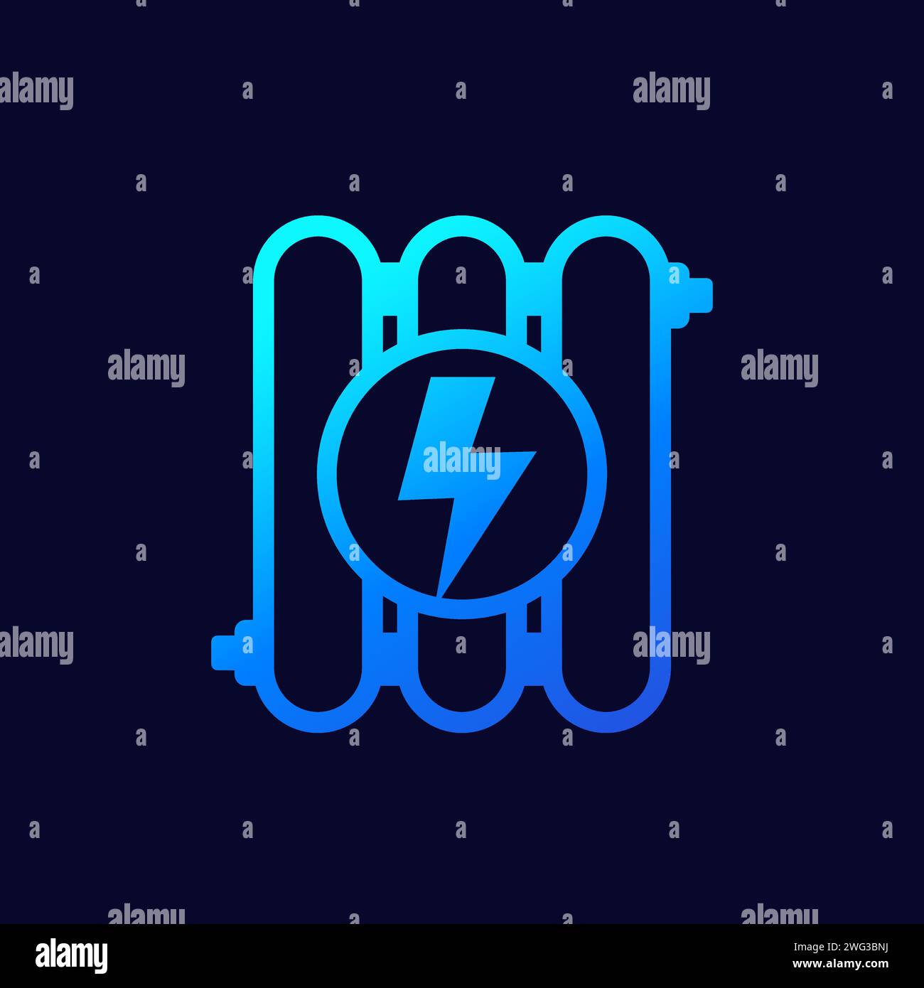 electric radiator, heating icon, vector Stock Vector Image & Art - Alamy