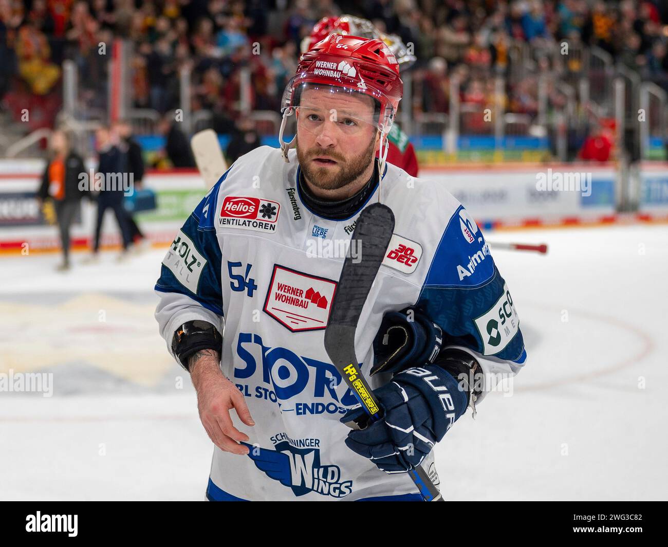 Benjamin Marshall (Schwenninger Wild Wings, #54) auf dem Weg zu den ...