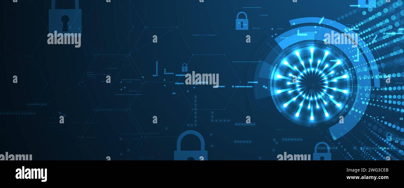 Technology Network Vector Background.. Science and technology ...