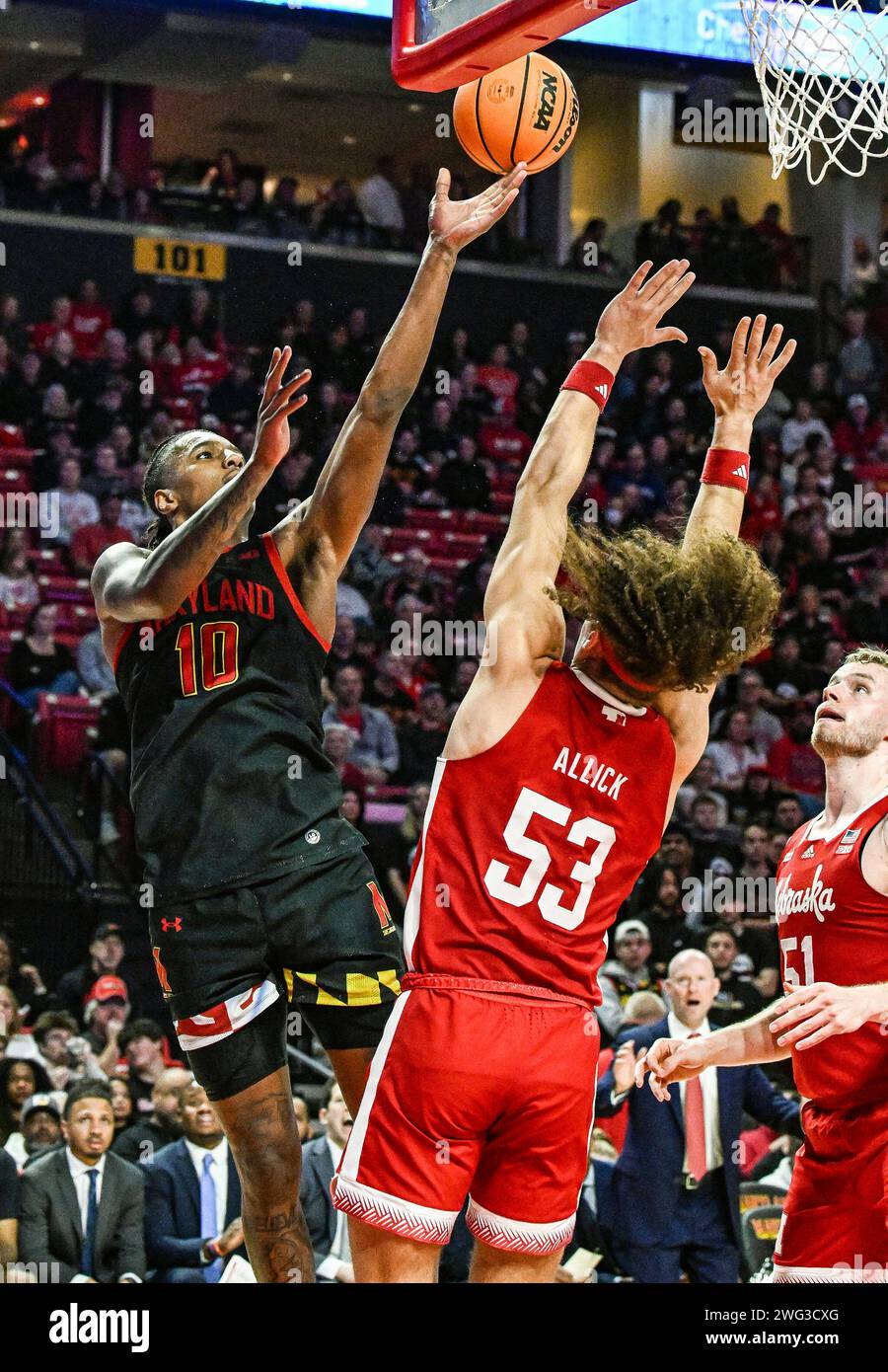 COLLEGE PARK, MD - JANUARY 27: Maryland Terrapins forward Julian Reese ...