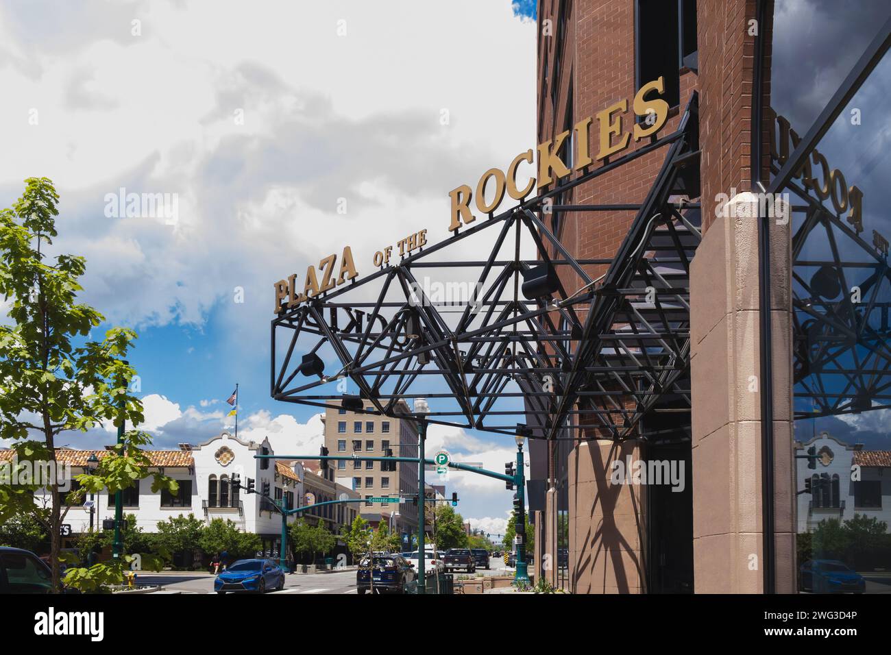 Plaza of the rockies hi-res stock photography and images - Alamy