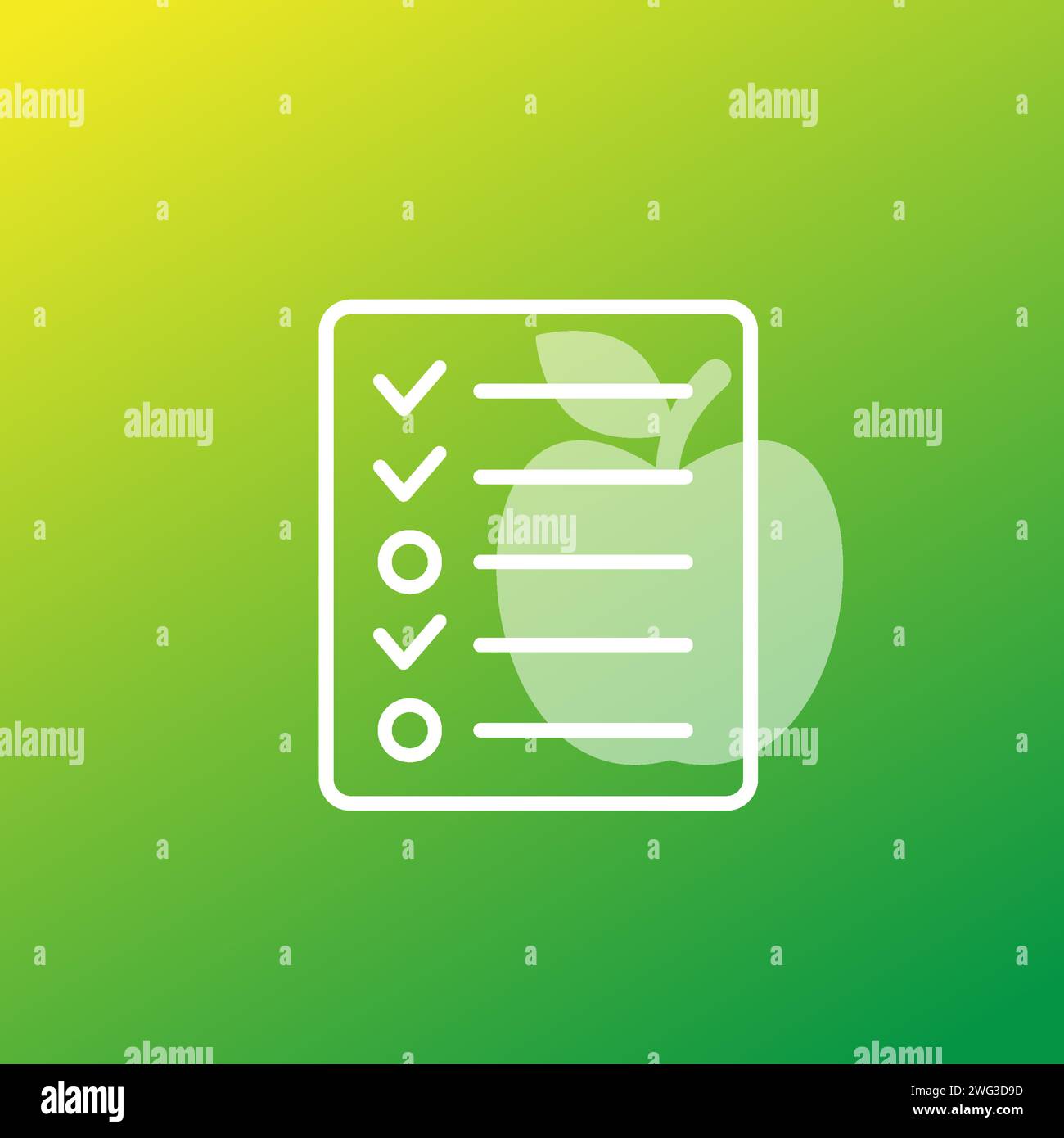 Diet diary Stock Vector Images - Alamy