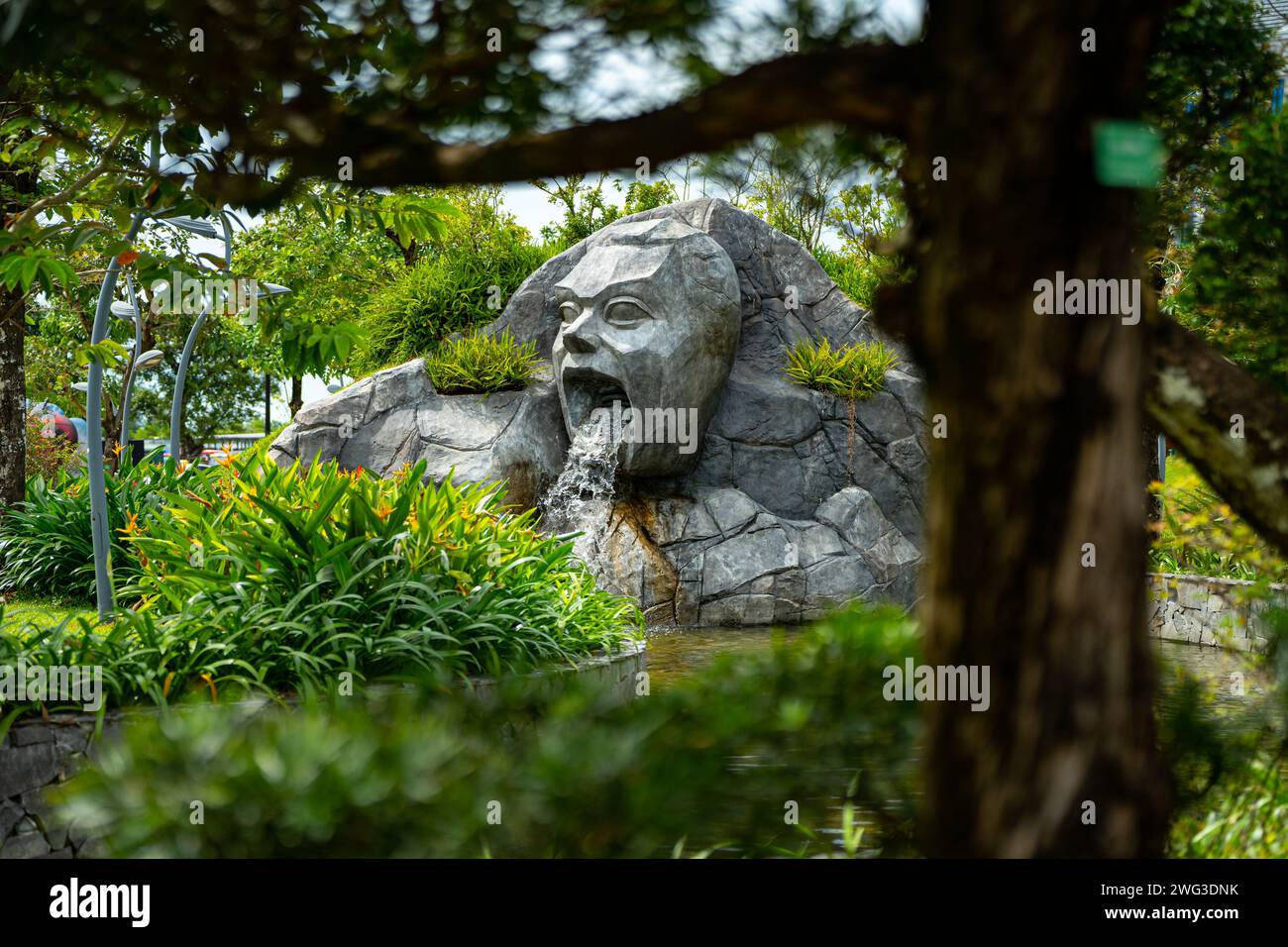 Colorful buildings in city Grand World Phu Quoc Island Vietnam Stock ...