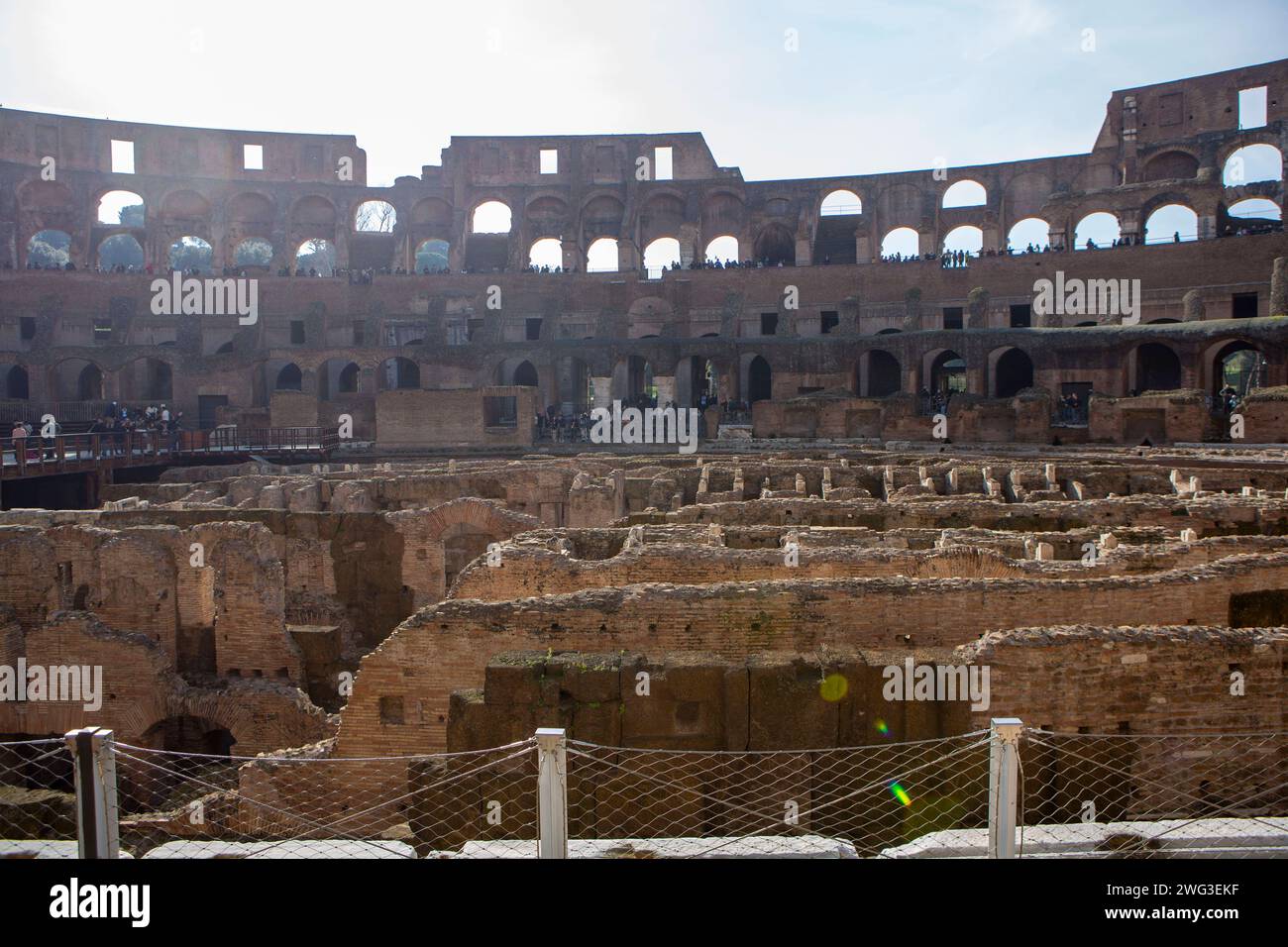 Das Kolosseum in Rom Italien ist das größte der im antiken Rom erbauten ...
