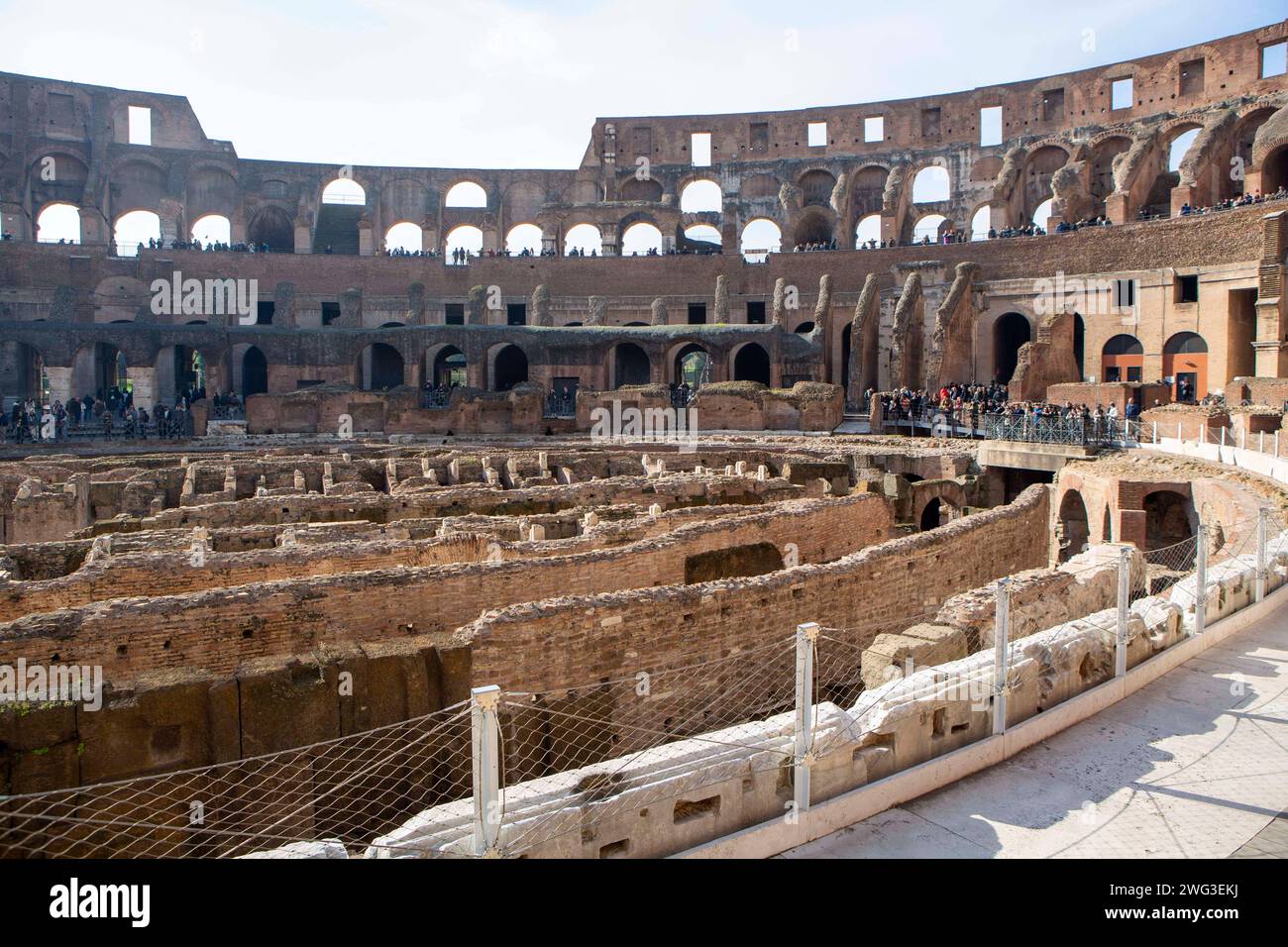 Das Kolosseum in Rom Italien ist das größte der im antiken Rom erbauten ...