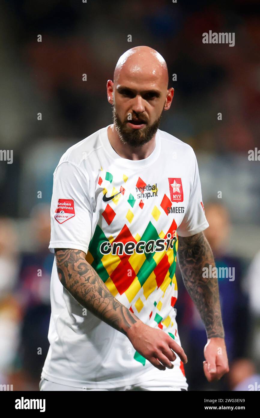 MAASTRICHT, NETHERLANDS - FEBRUARY 2 : Bryan Smeets of MVV Maastricht ...