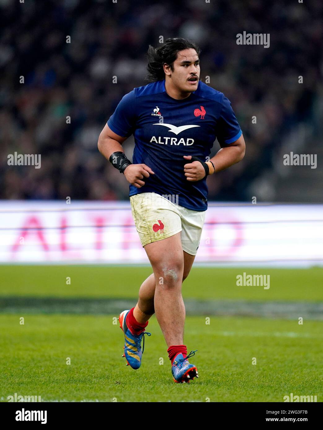 France's Posolo Tuilagi during the Guinness Six Nations match at the ...