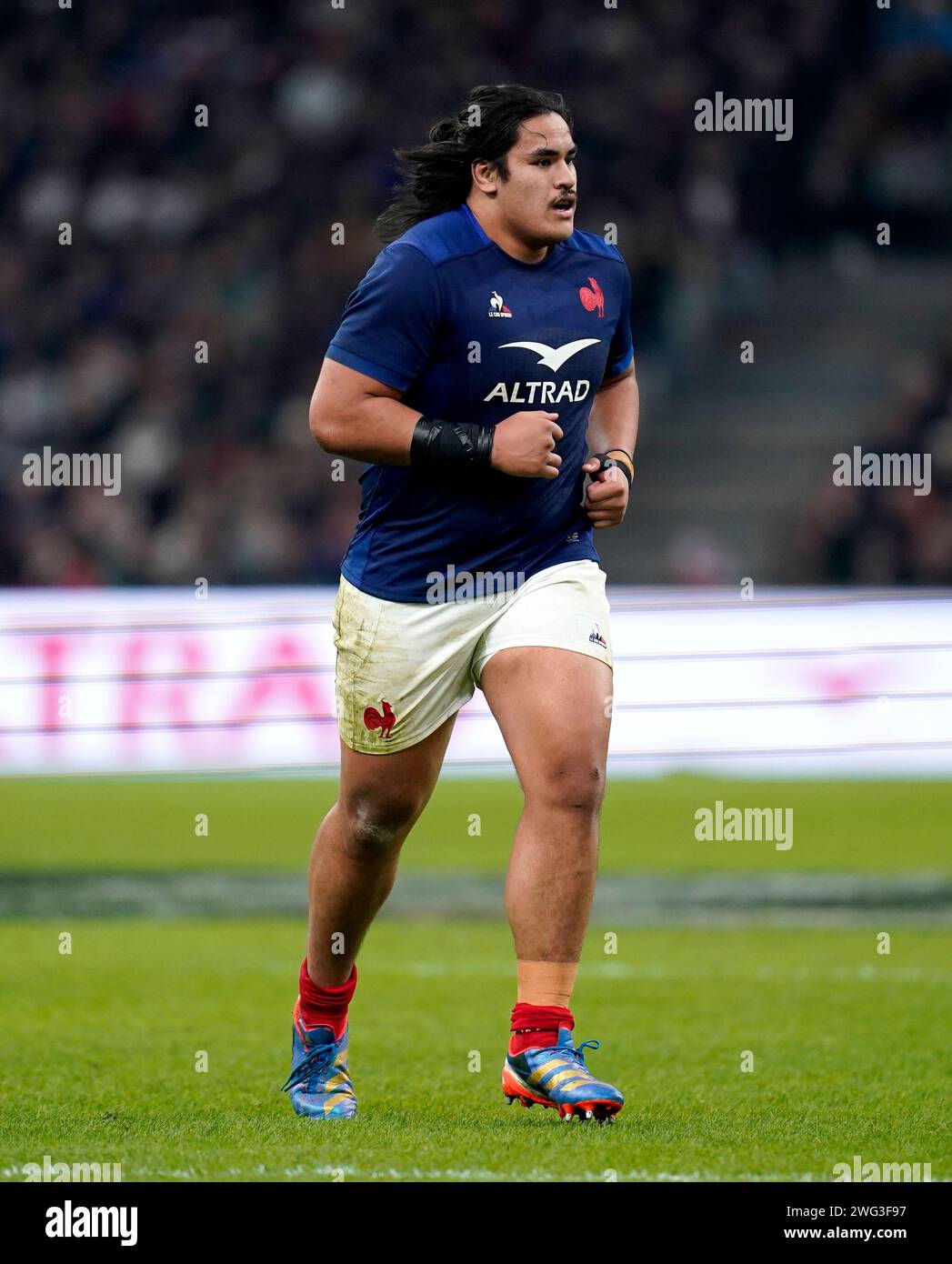France's Posolo Tuilagi during the Guinness Six Nations match at the ...