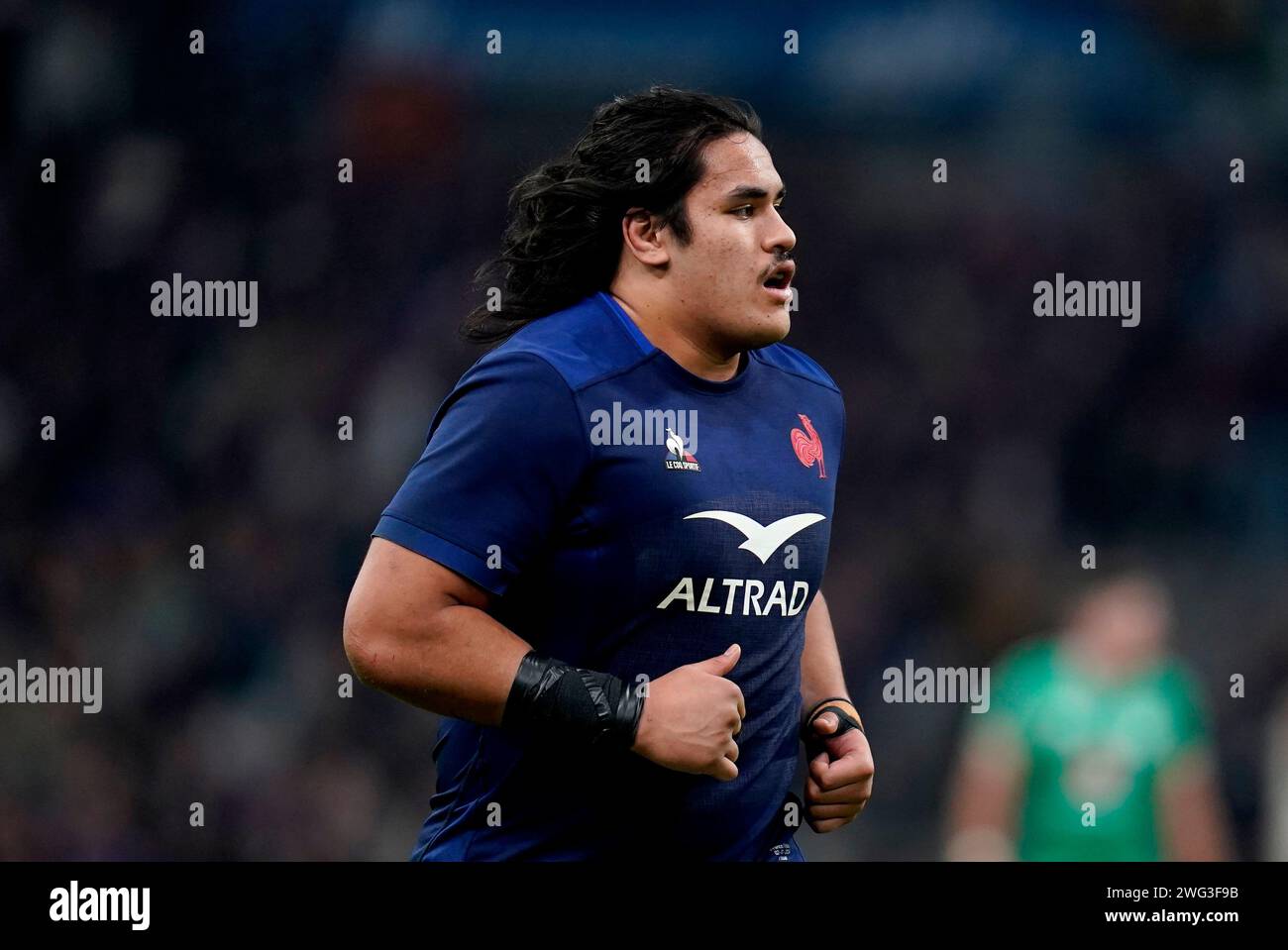 France's Posolo Tuilagi during the Guinness Six Nations match at the ...