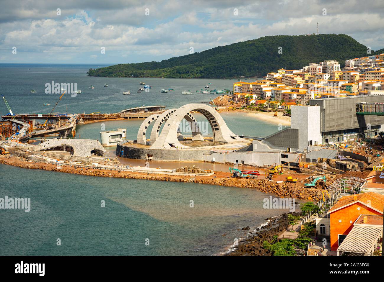 Sunset Town Phu Quoc Island Vietnam Stock Photo - Alamy