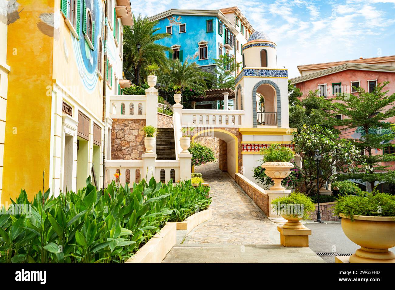 Sunset Town Phu Quoc Island Vietnam Stock Photo - Alamy
