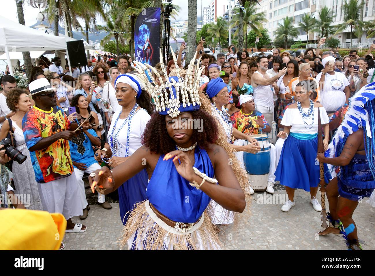 February 2, 2024, Rio De Janeiro, Rio De Janeiro, Brazil: Thousands of ...