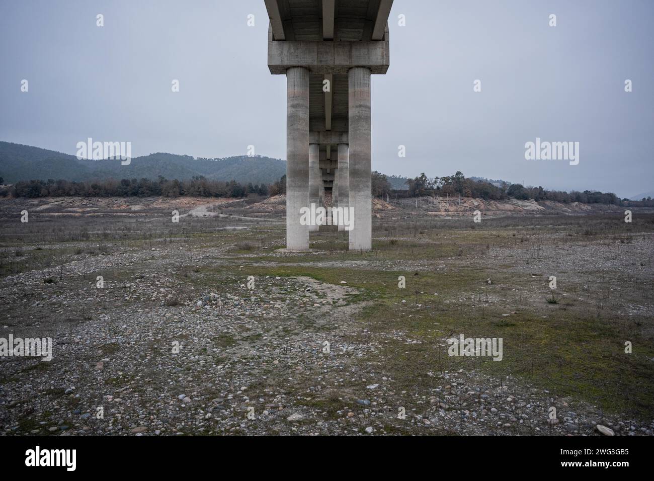Baronia De Rialb, Lleida, Spain. 2nd Feb, 2024. View of the Rialb ...