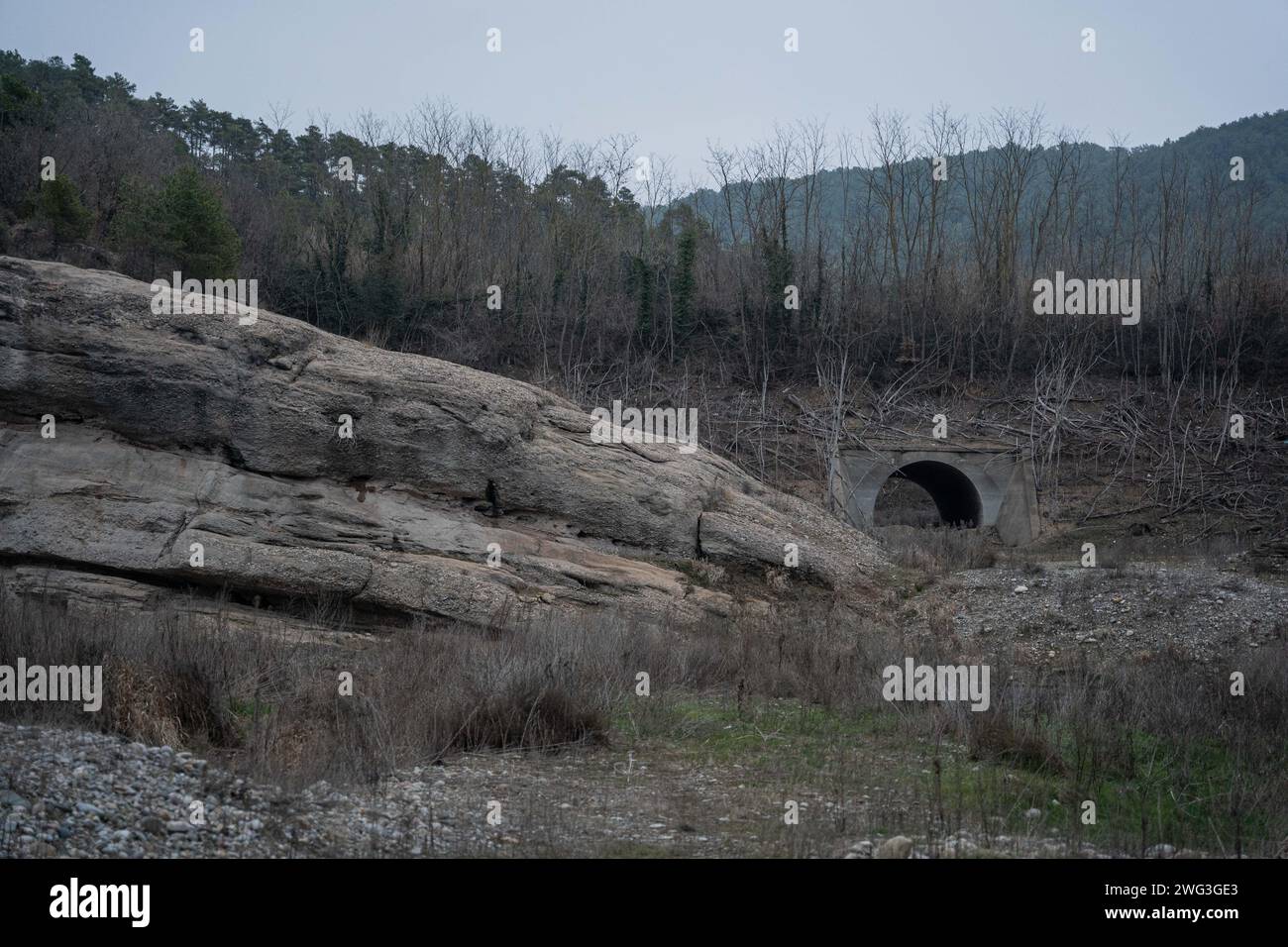Baronia De Rialb, Lleida, Spain. 2nd Feb, 2024. View of the Rialb ...