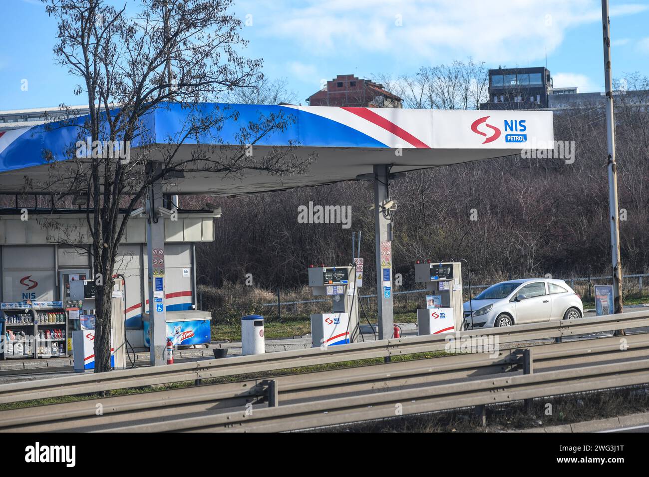 NIS Petrol gas station. Belgrade, Serbia Stock Photo - Alamy
