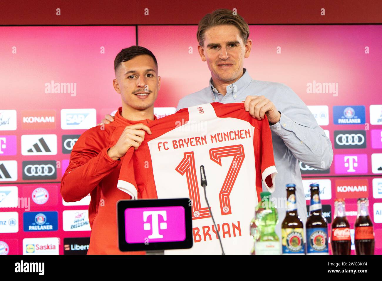 MUNICH, Germany. , . #17 Bryan ZARAGOZA, new player with Fc Bayern and ...