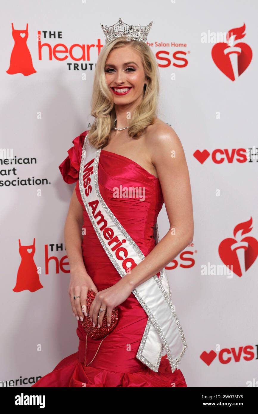 Lincoln Center, New York, USA, January 31, 2024 - Miss America Madison ...