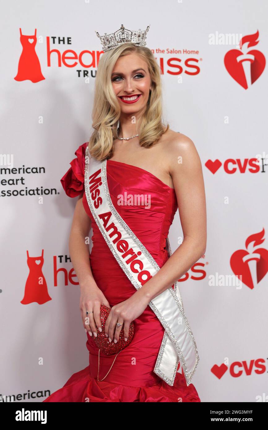 Lincoln Center, New York, USA, January 31, 2024 - Miss America Madison ...