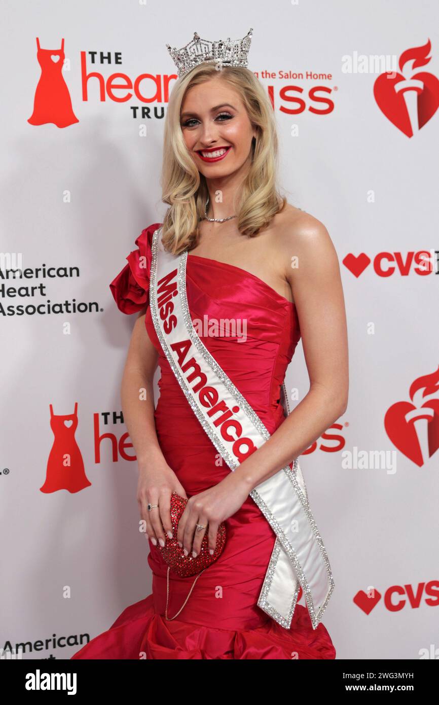 Lincoln Center, New York, USA, January 31, 2024 - Miss America Madison ...