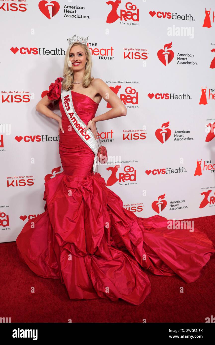 Lincoln Center, New York, USA, January 31, 2024 - Miss America Madison ...