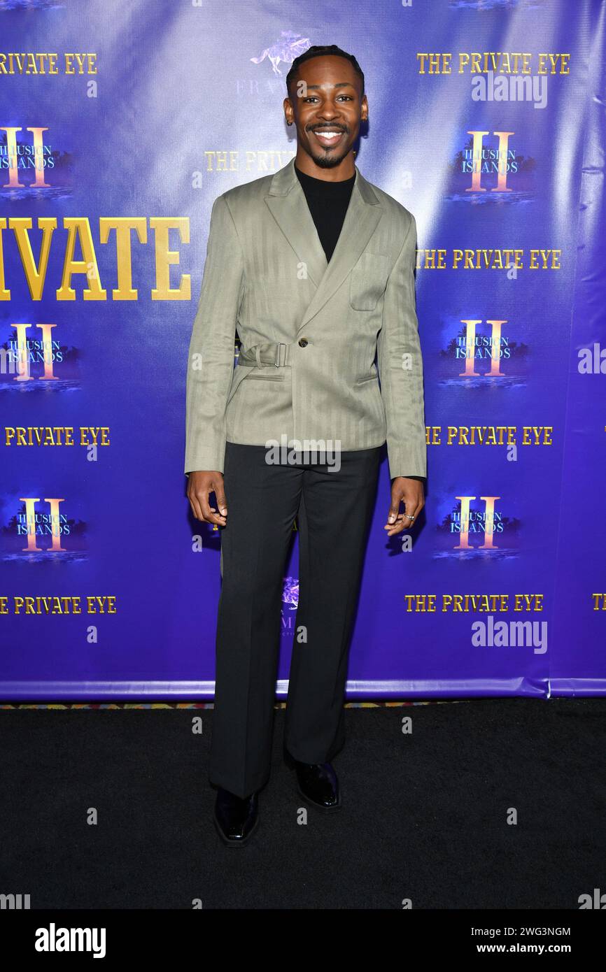 Photo by: NDZ/STAR MAX/IPx 2024 2/2/24 Elijah Boothe at the premiere of ...
