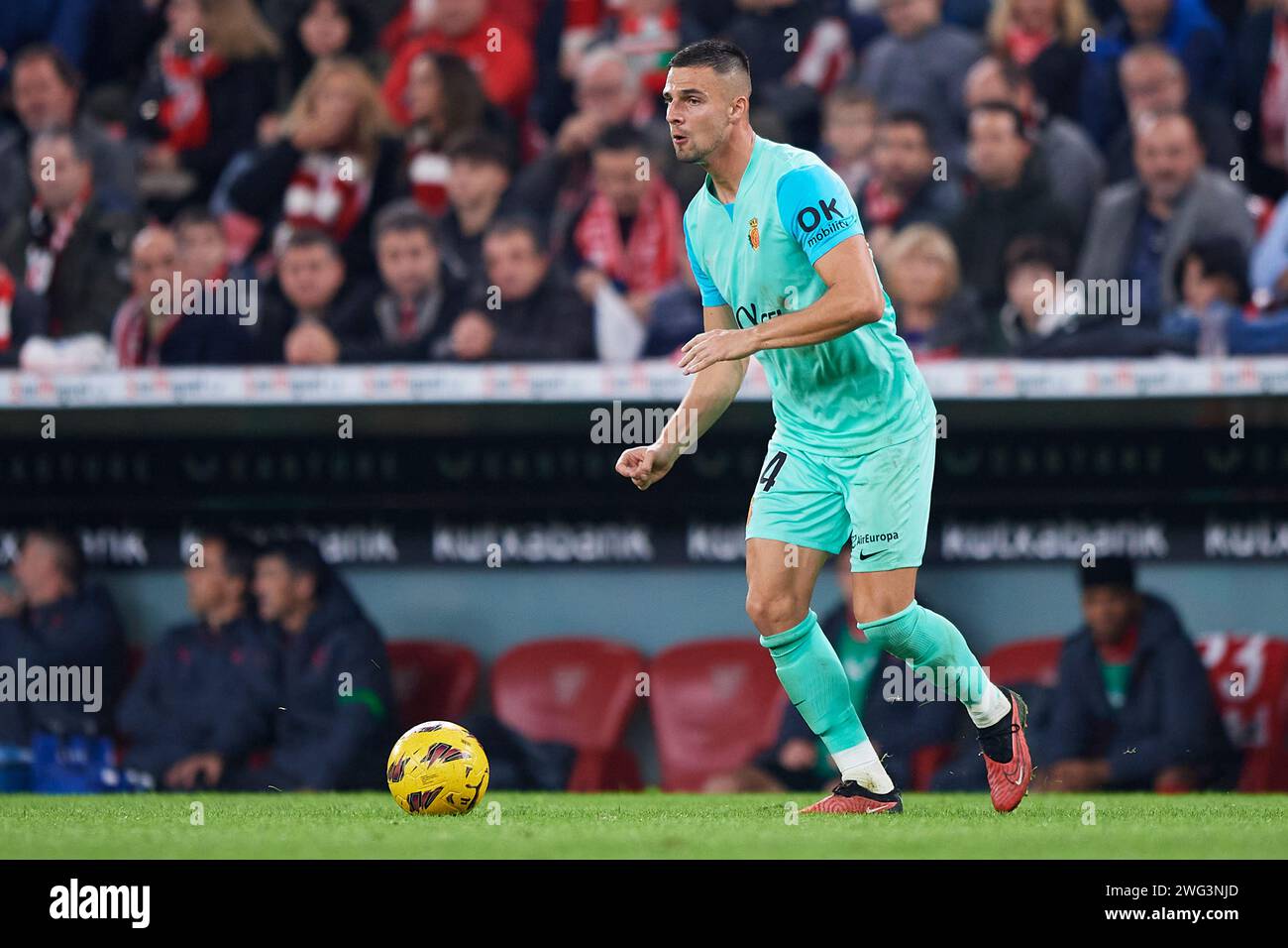 Martin Valjent of RCD Mallorca in action during the LaLiga EA Sports ...