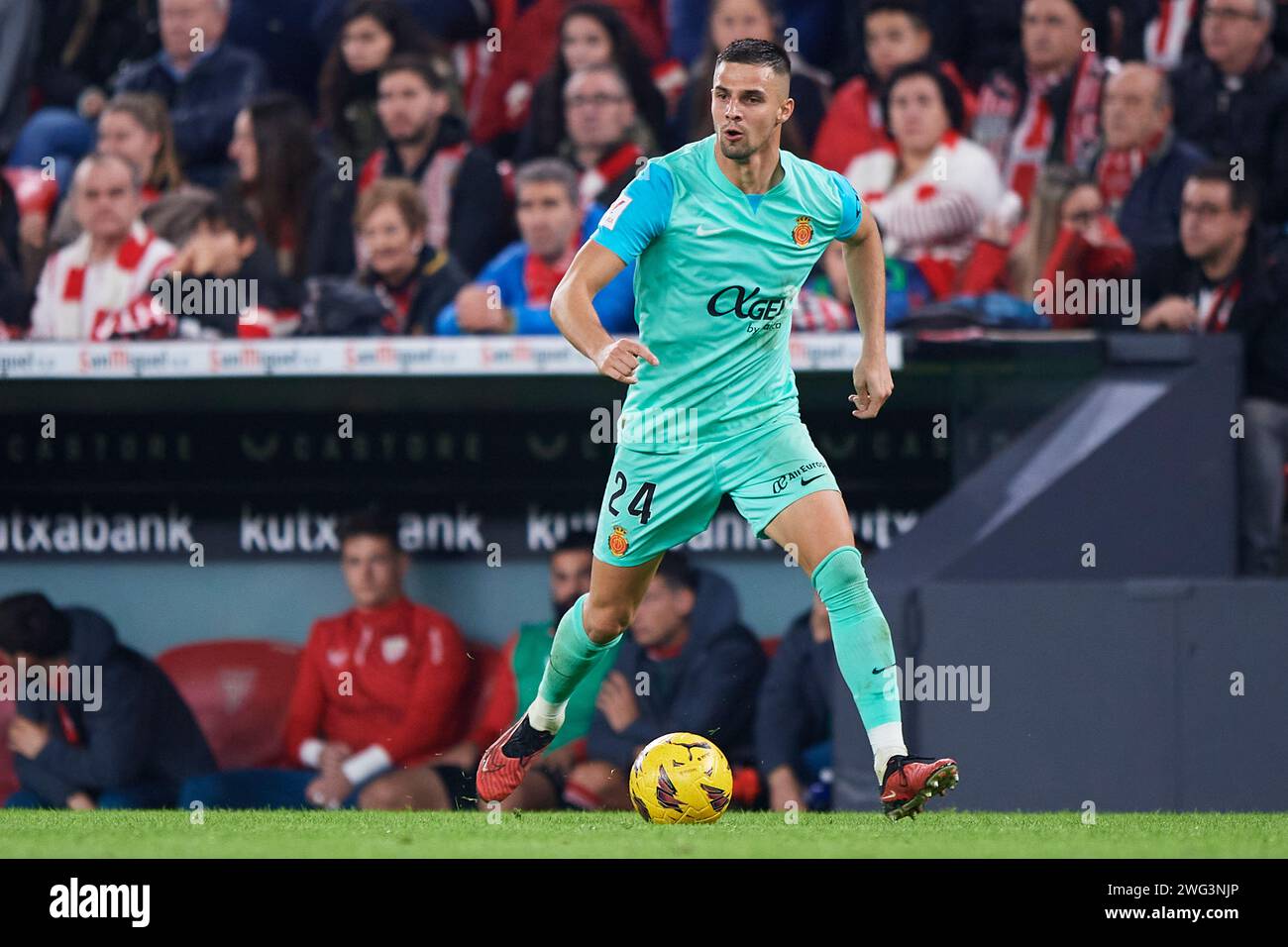 Martin Valjent of RCD Mallorca in action during the LaLiga EA Sports ...