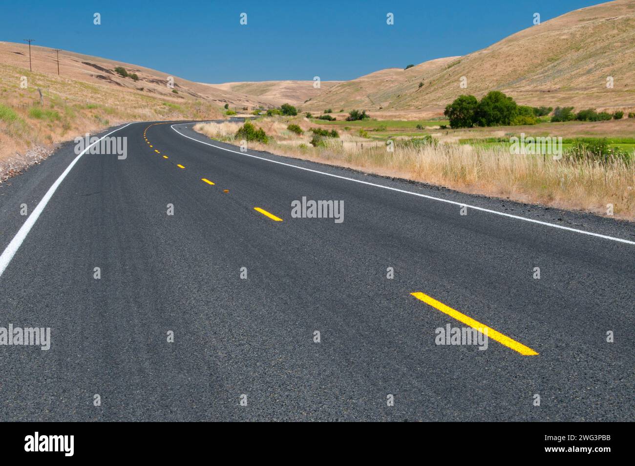 Blue Mountain National Scenic Byway, Morrow County, Oregon Stock Photo ...
