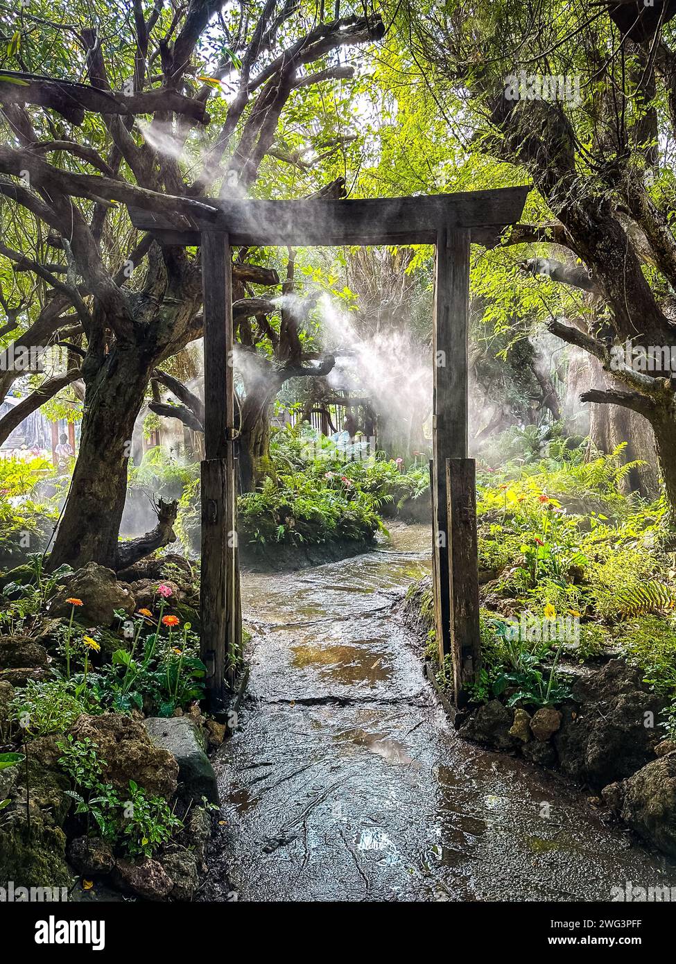 Dantewada land of angels waterfall park in Mae Taeng, Chiang Mai ...