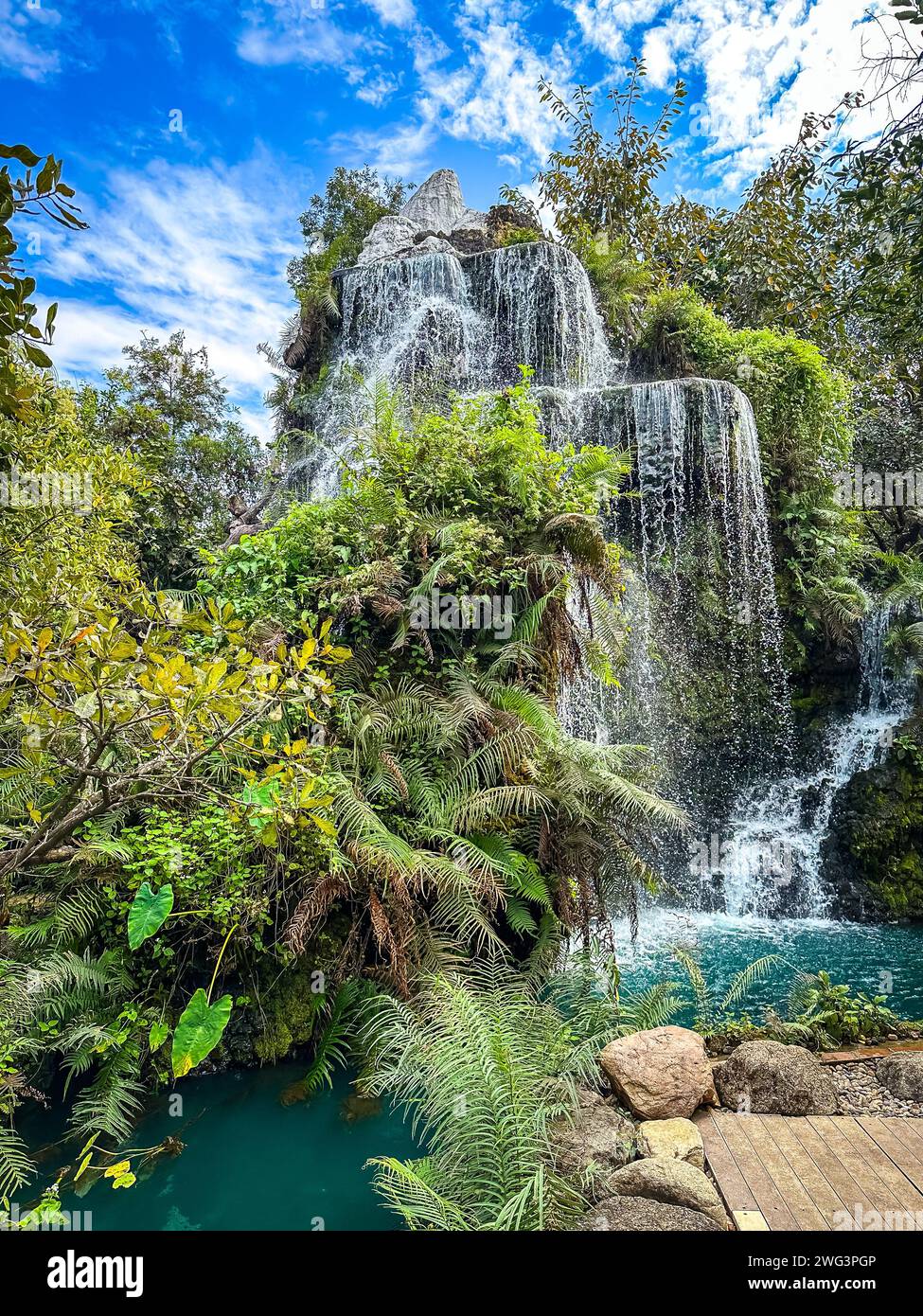 Dantewada land of angels waterfall park in Mae Taeng, Chiang Mai ...